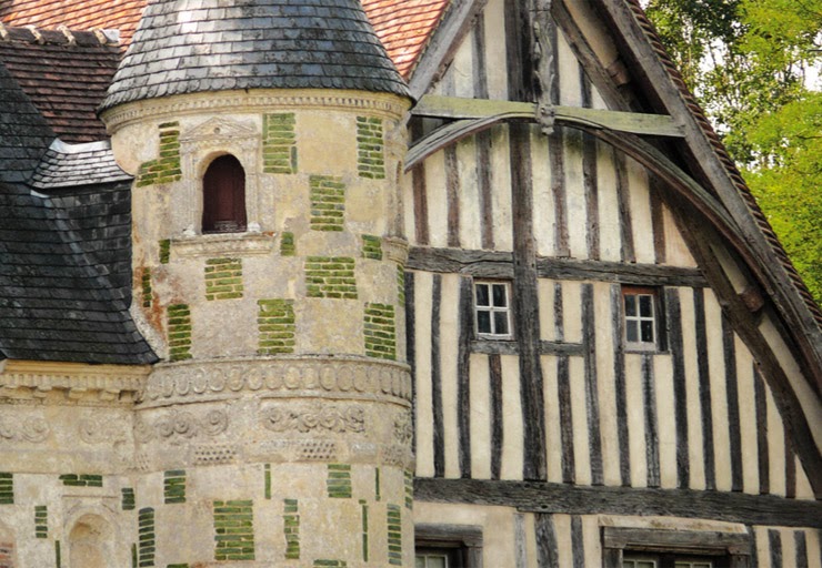 french chateaux with chequered walls - MY FRENCH COUNTRY HOME