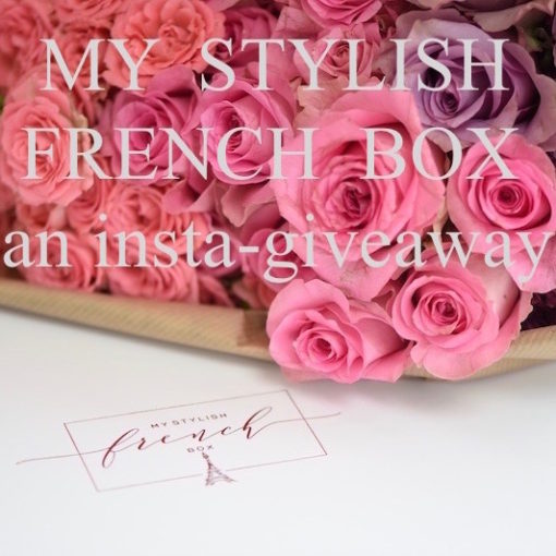 my stylish french box - an instagiveaway - MY FRENCH COUNTRY HOME